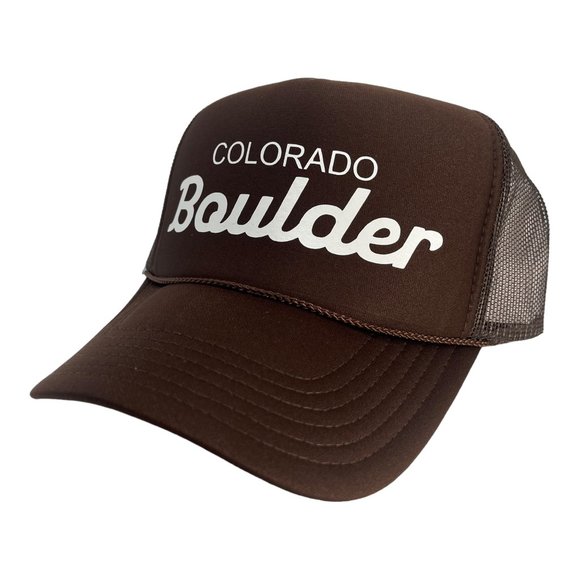 OTTO | Accessories | New Vintage Boulder Colorado Sports Script Brown ...
